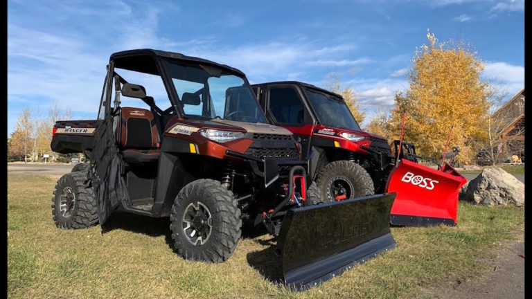 Get Prepared for Winter with a Boss UTV V Plow